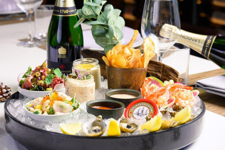 Bruno Restaurant at Versante Hotel launches Champagne & Caviar Seafood ...
