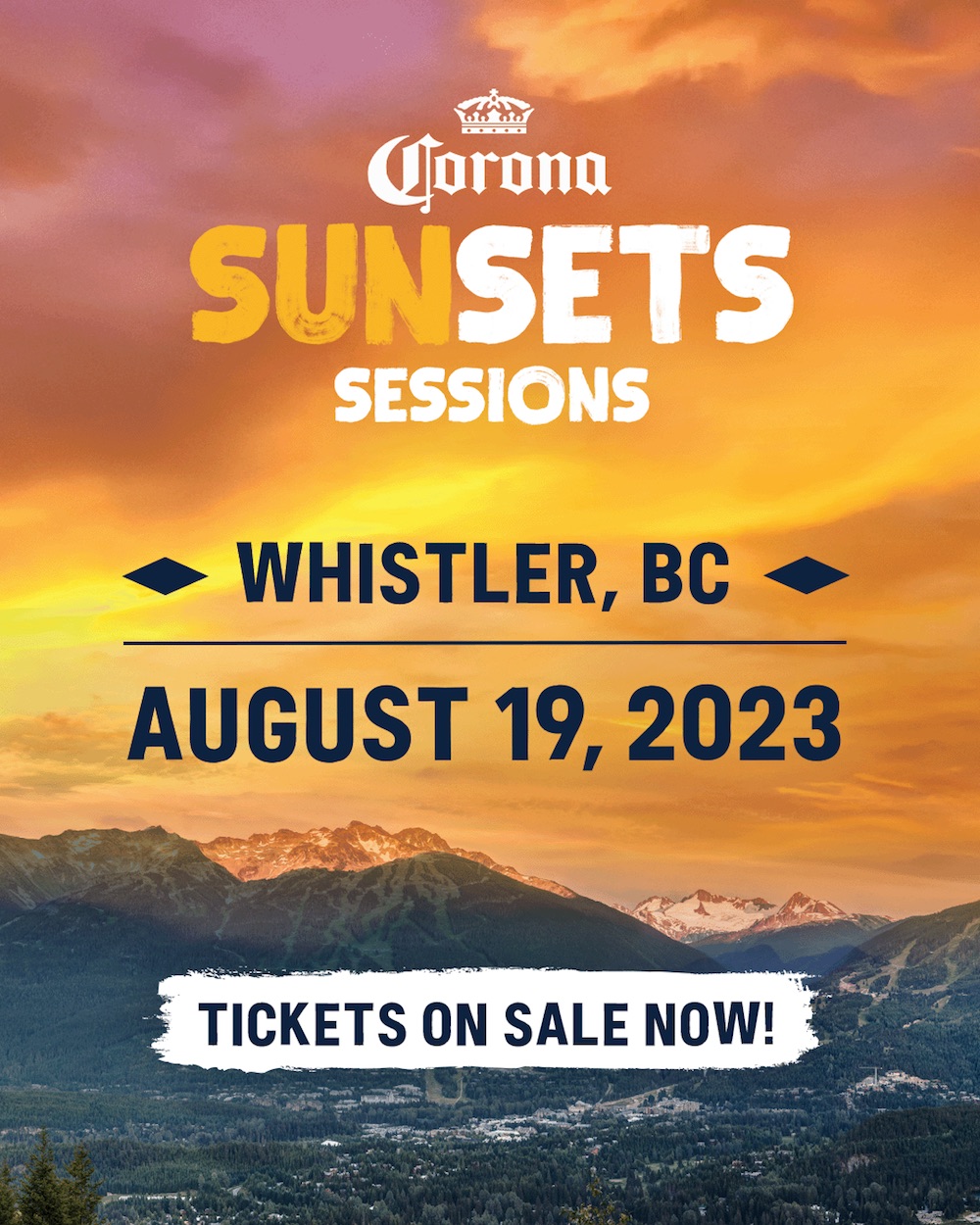 Corona: The Magic of the Sunset from the Top of Whistler Mountain ...