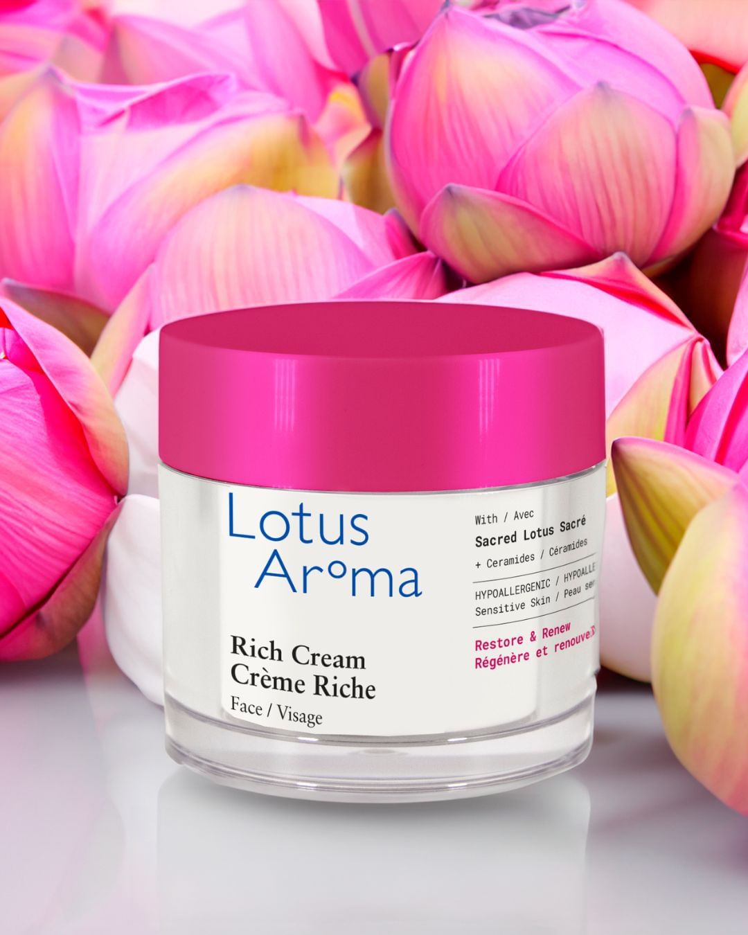 Radiant, Glowing Skin with Lotus Aroma Rich Cream - Hello Vancity