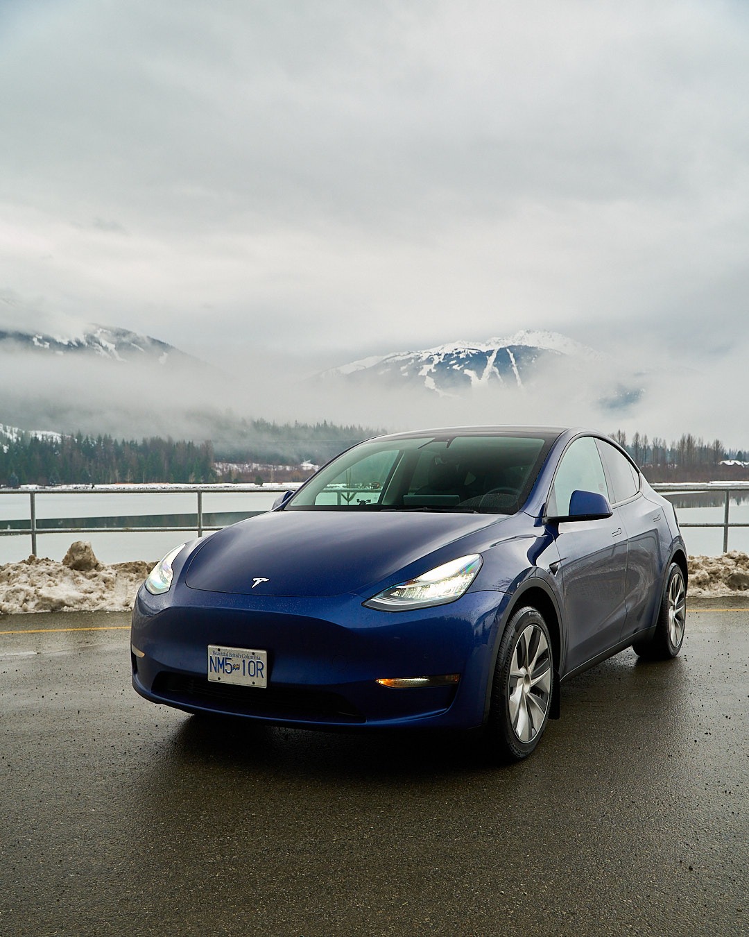 Vancouver to Whistler Winter Escape: Cruising in a Tesla Model Y with ...